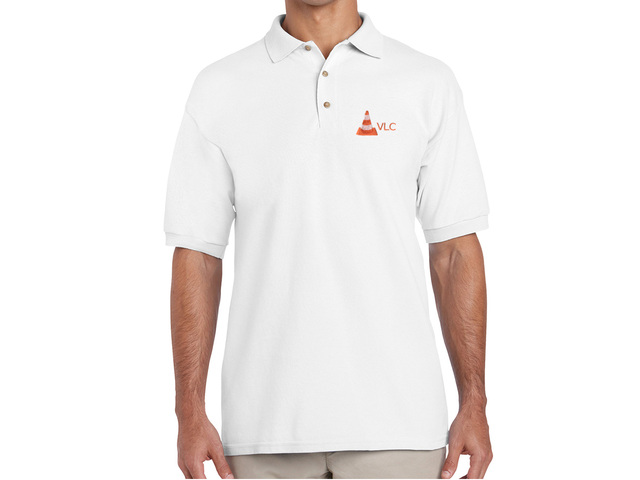 DRY&GO VLC Polo Shirt (white) - HELLOTUX